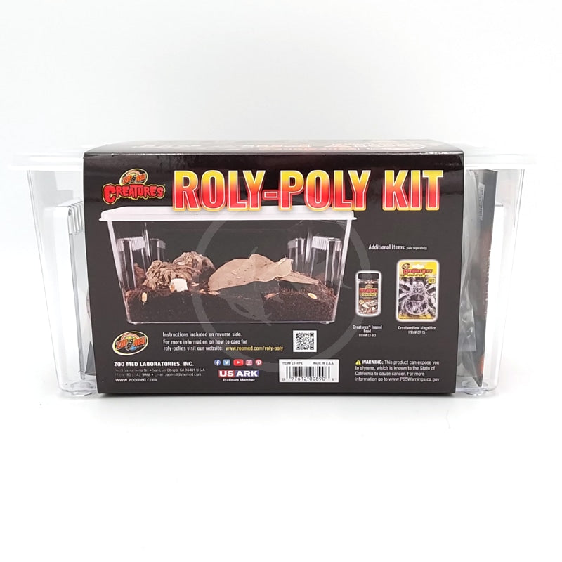CREATURES ROLY POLY KIT- ISOPOD HABITAT – Reptilian Arts